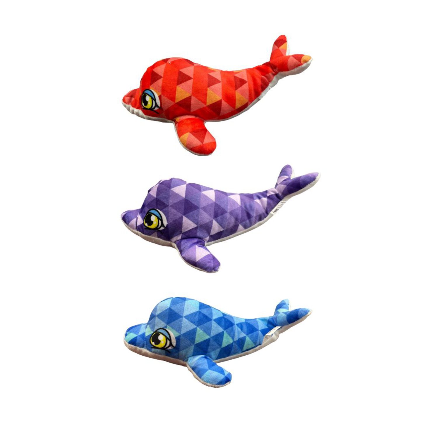 10" Plush Diamond Dolphin - Assorted Colors (Each) - Walmart.com