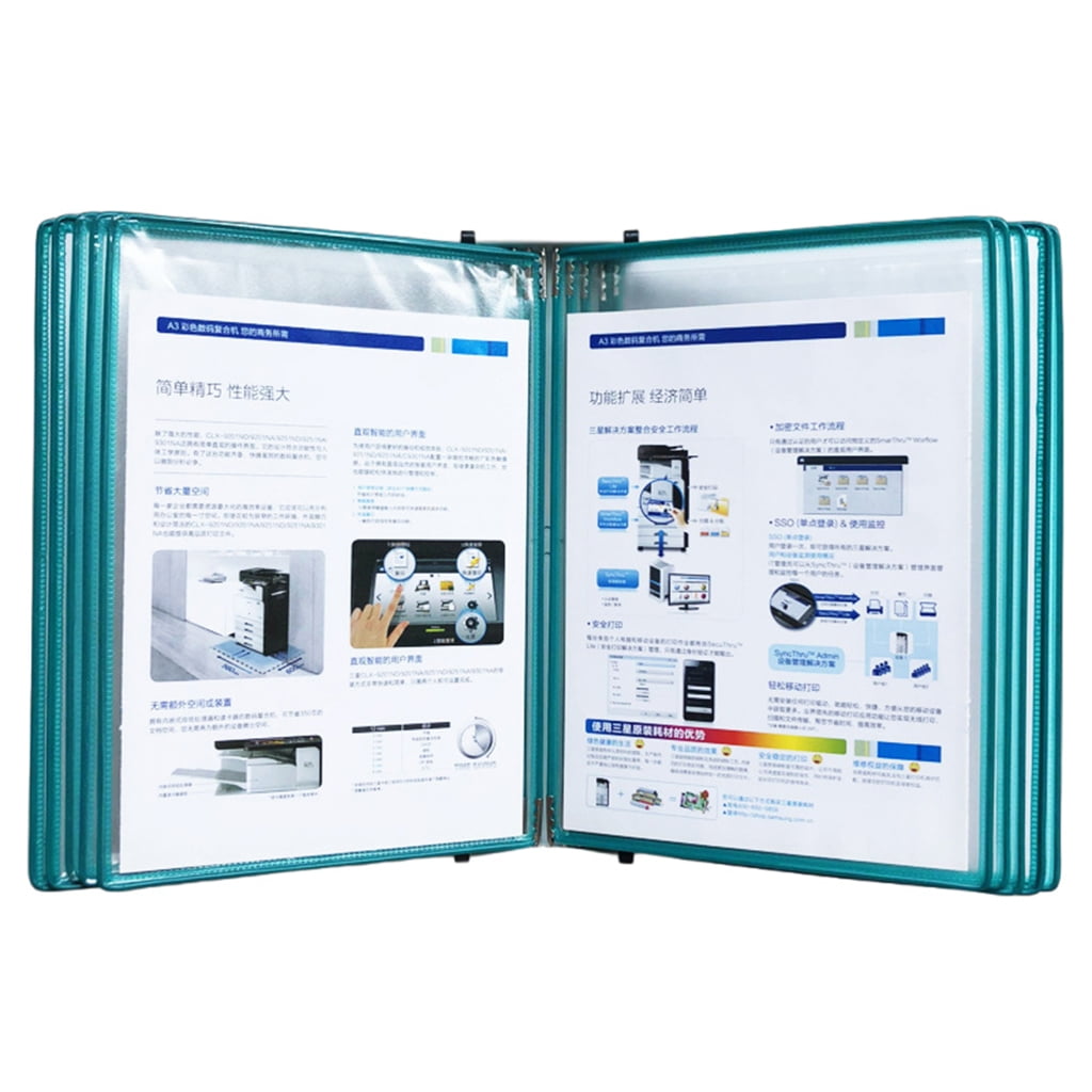 10 Pocket Wall Mounted Reference System Organizers Wall Mounted ...