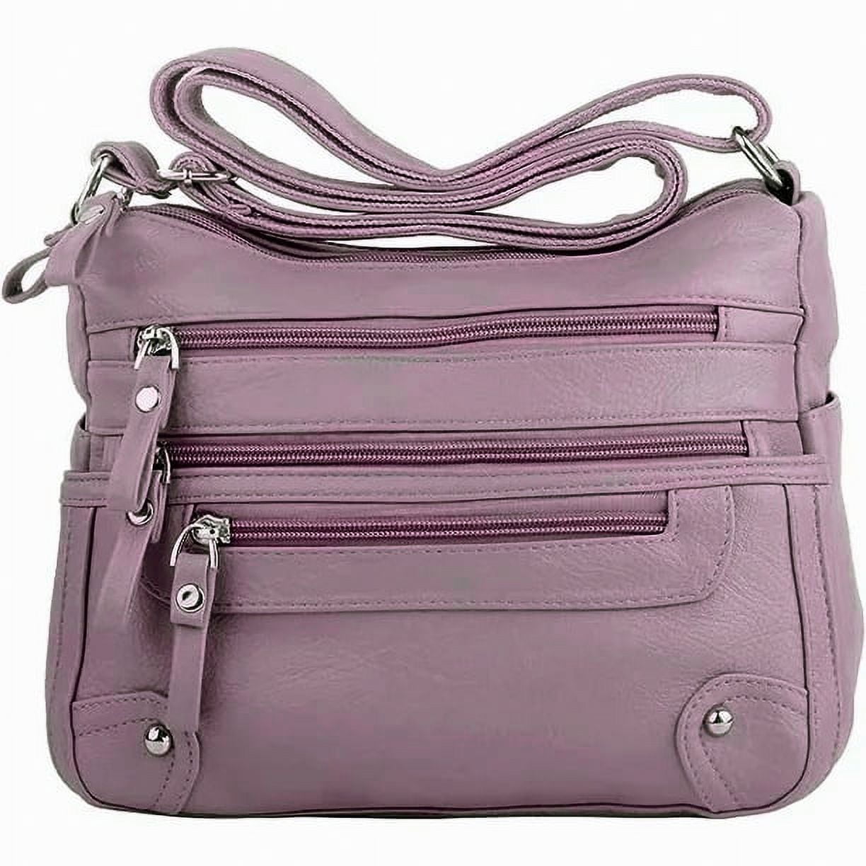 10 Pockets Crossbody Purses for Women Medium Pocketbooks Lightweight ...