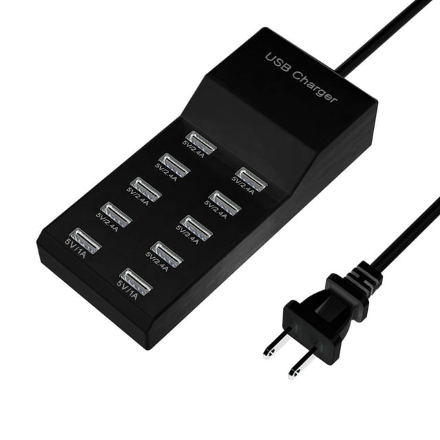 10-Ports USB Charging Station, Ant Class Charging Hub Multiple Device ...
