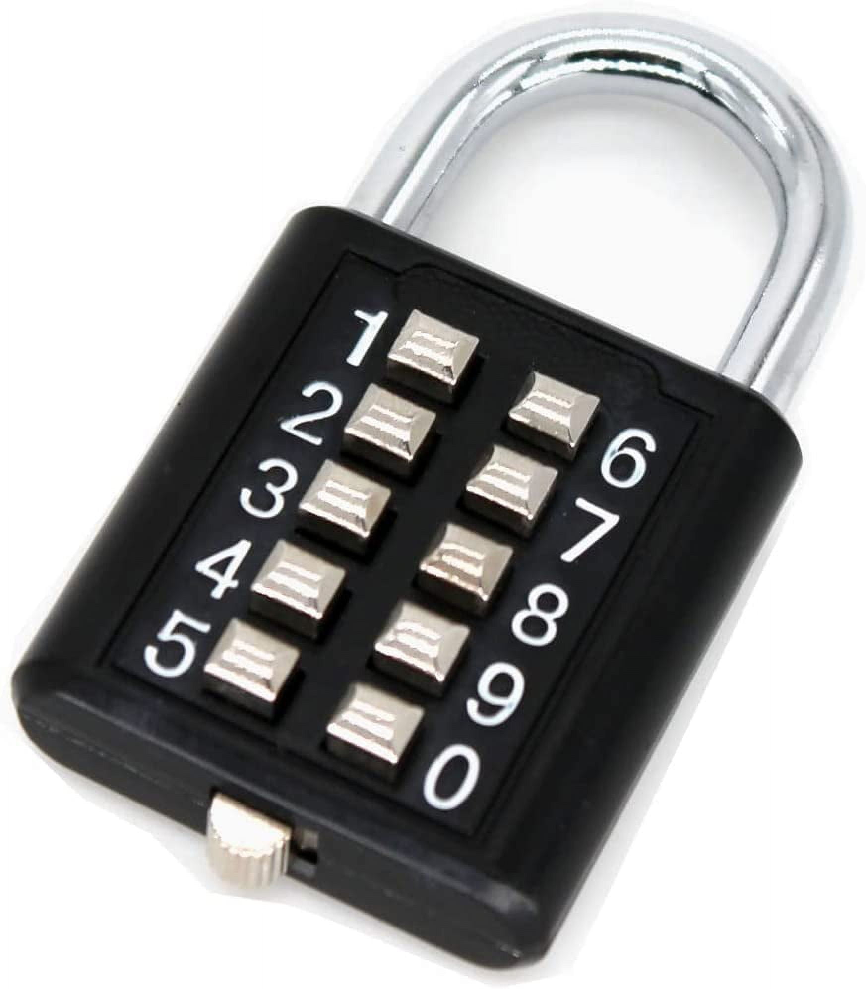 10 Position Push Button Combination Padlock. 5 Position Locking ...
