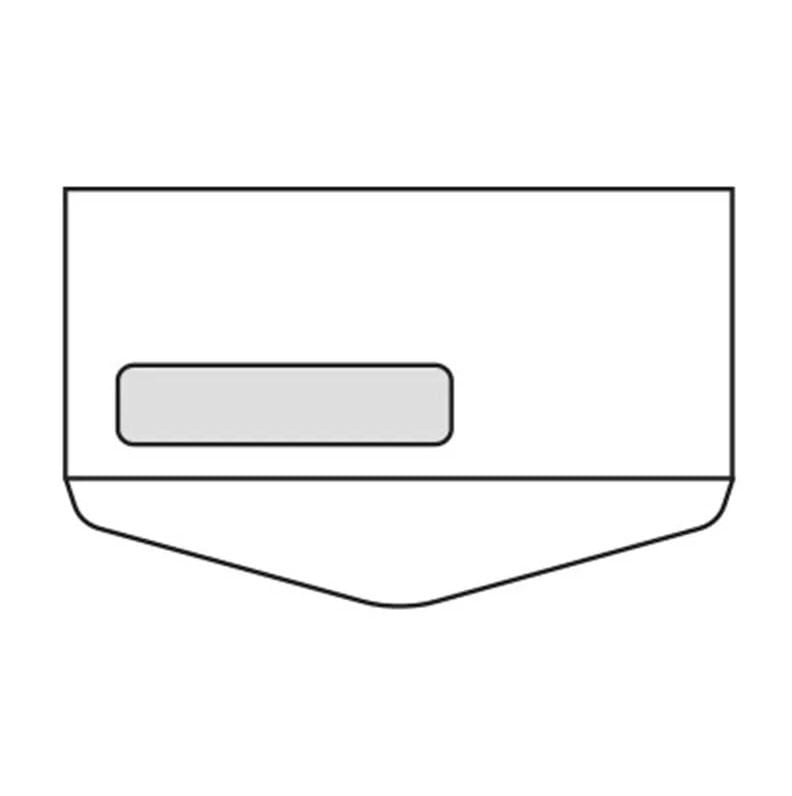 #10 Postage Meter Window Envelopes, 4-1/8" x 9-1/2", 24# White ...