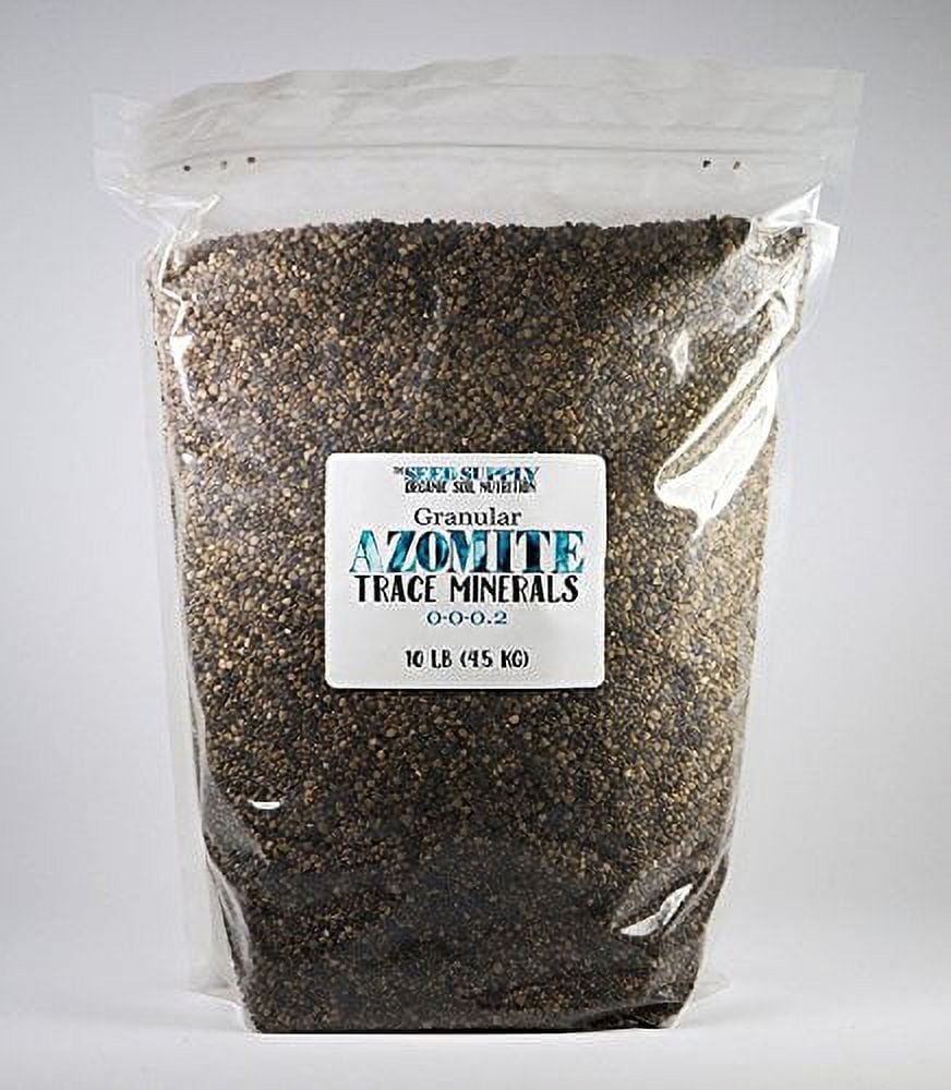 10 Pound Granular AZOMITE by The Seed Supply - Trace Mineral Granulated ...