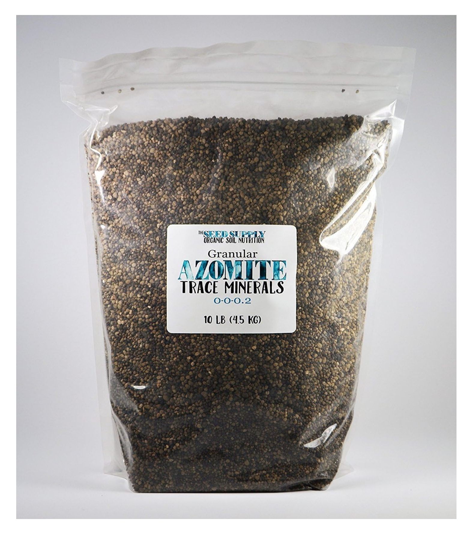 10 Pound Granular AZOMITE by - Trace Mineral Granulated Fertilizer ...