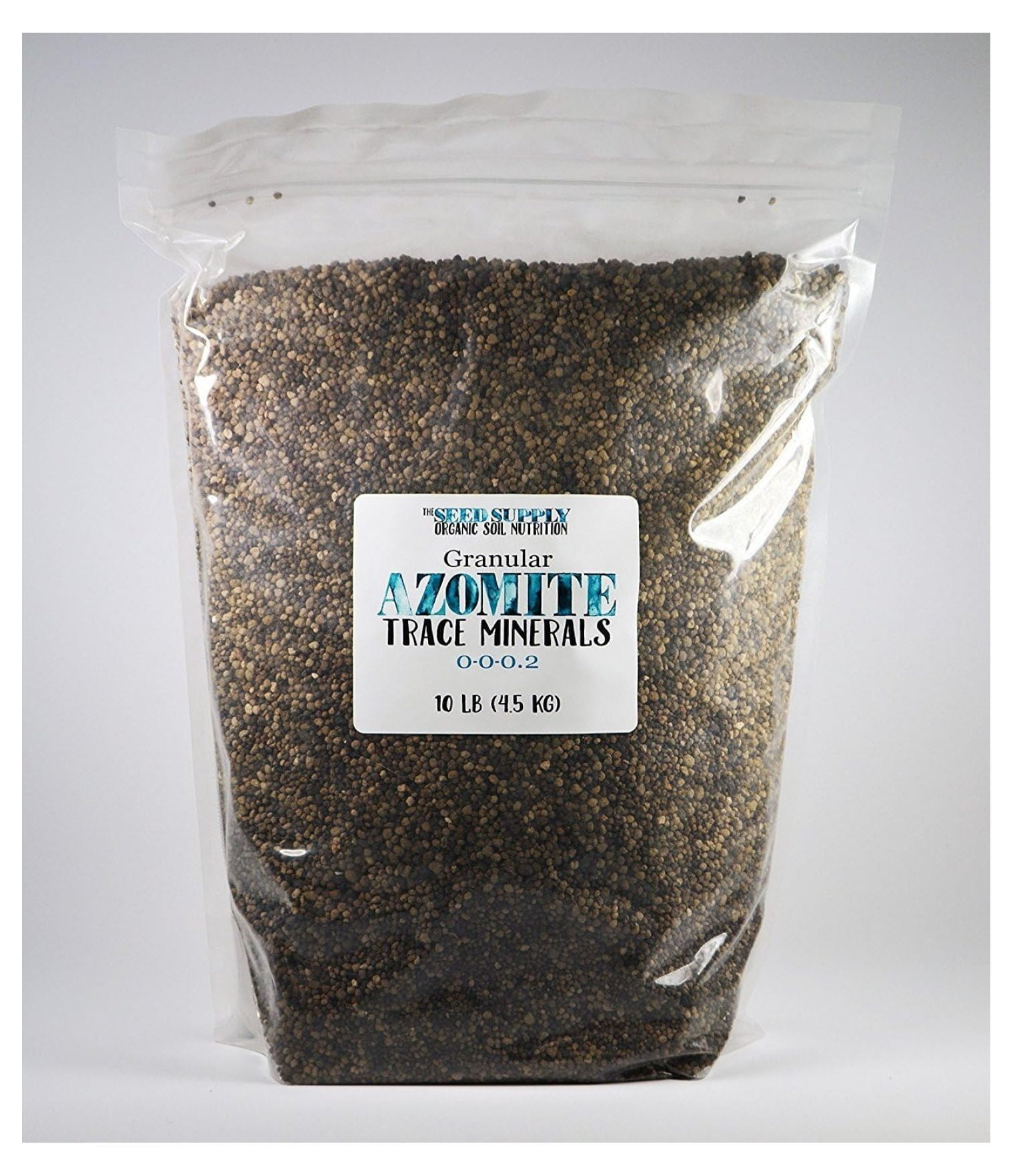 10 Pound Granular AZOMITE by Zazesaby - Trace Mineral Granulated ...