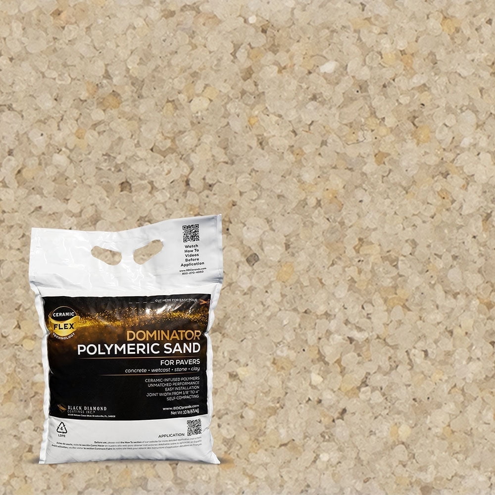 DOMINATOR 10 Lb. Natural Ivory Polymeric Sand, Premium, High ...