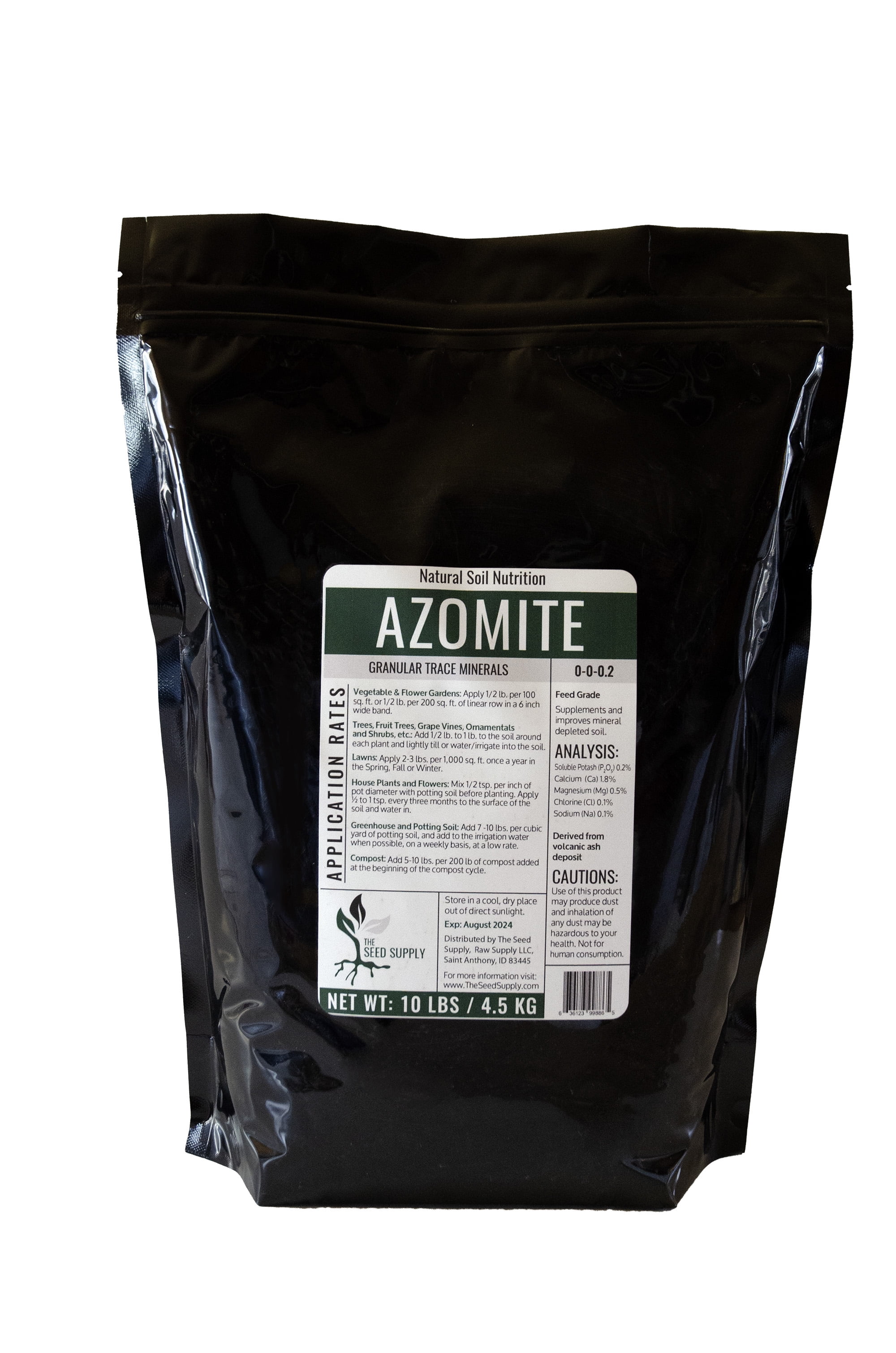 10 Pounds Granular Azomite Trace Mineral Fertilizer - Walmart.com