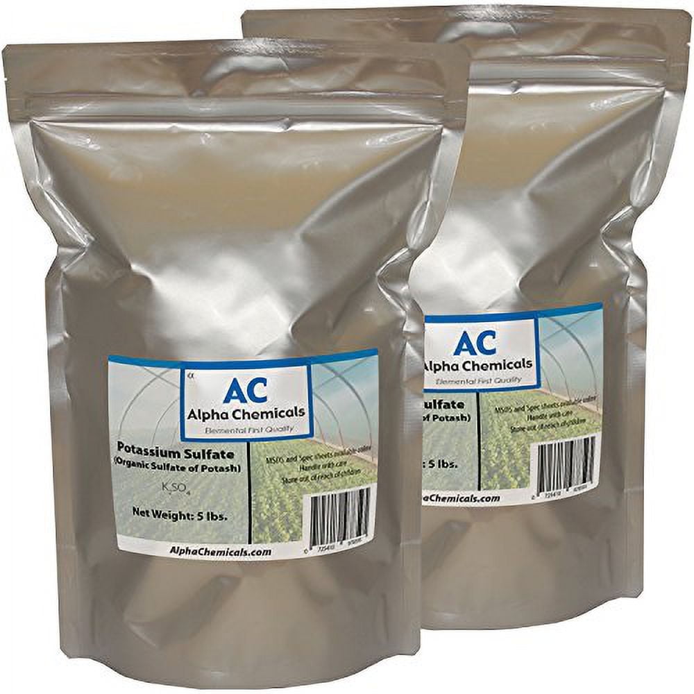 10 Pounds - Potassium Sulfate - Sulfate of Potash - Organic - Walmart.com