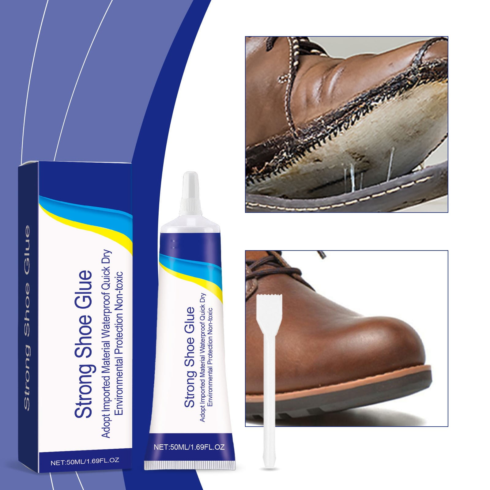 Under 10,Powerful Shoe Glue,Quick Bonding Upper and Sole Adhesive for ...