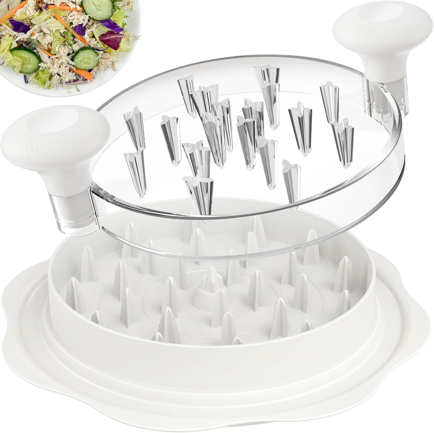 10" Pro Chicken Shredder Tool Twist Large for Kitchen, BPA-Free Food ...