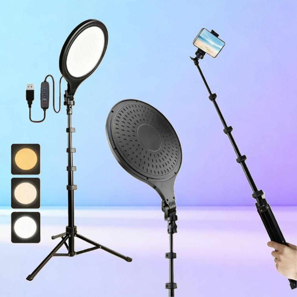 10" Professional Ring Light with 17-63" Adjustable Tripod Stand, 6500K ...