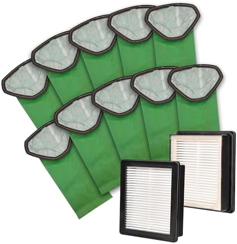 10 Proteam Vacuum Bags + 2 Filters - Compatible 10QT for Proteam ...