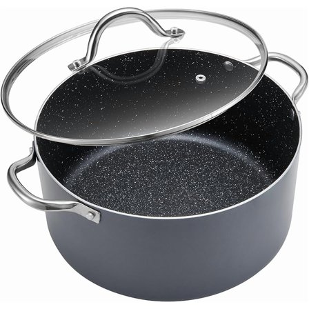 Aramco Imports Aluminum Caldero Stock Pot Set, 8 Pc, Heavy Gauge Dutch ...