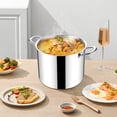 10 Quart Stock Pot, 18/10 Stainless Steel Large Cooking Pot with Lid ...
