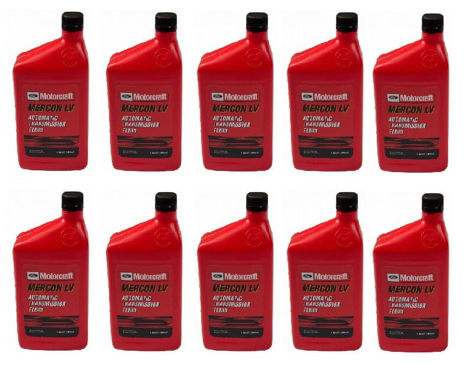 10 Quarts Auto. Transmission Fluid FORD MOTORCRAFT MERCON LV MPN # ...