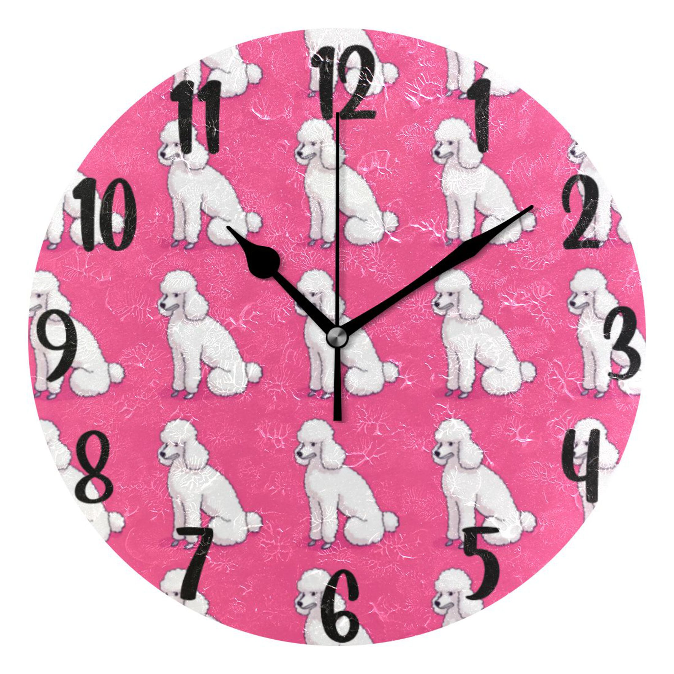 10" Quartz Indoor Wall Clock, Silent Mechanism Sunflowers-dish-drying ...