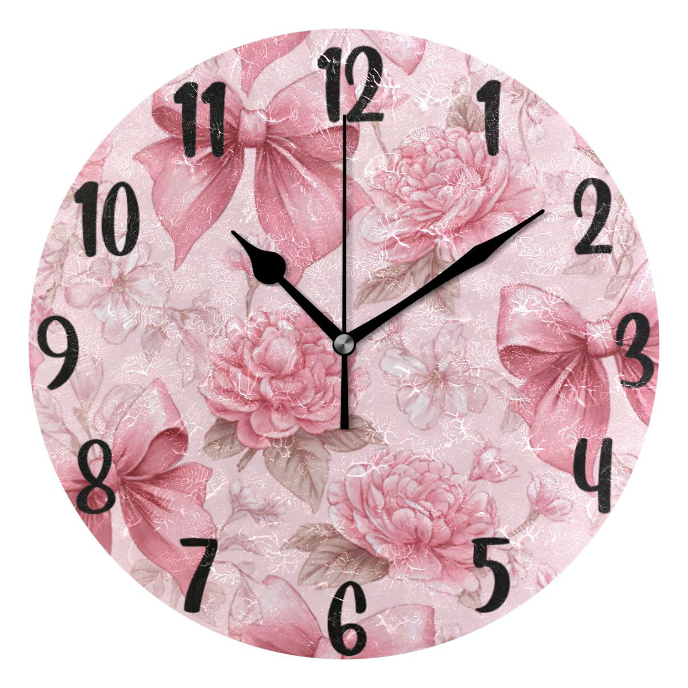 10" Quartz Indoor Wall Clock Silent Mechanism Sunflowers-dish-drying ...
