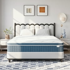 Home Life 6" Full Mattress: Medium-Firm Hybrid with Bonnell Springs and ...