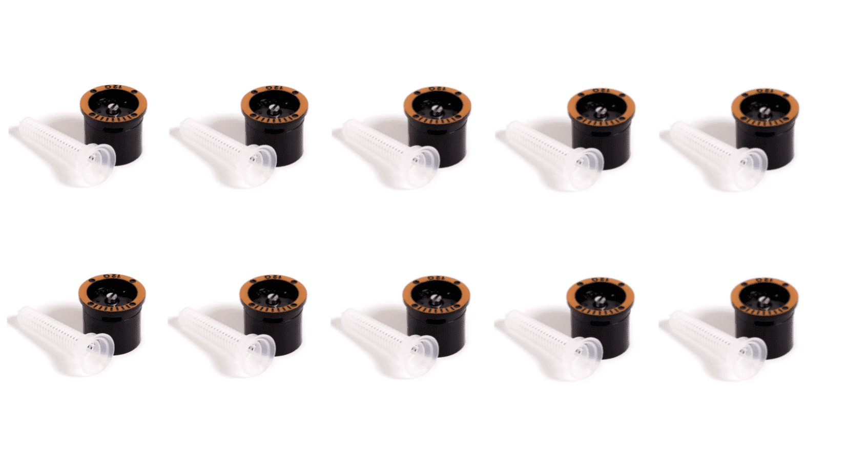 (10) Rain Bird 12Q Quarter-Circle Spray Nozzles 12' MPR 90° Arc Fits ...