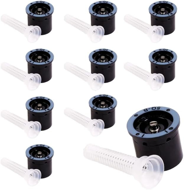 (10) Rain Bird 5QB Bubbler Nozzle, Quarter Stream (90°), 5 ft, 1800 ...