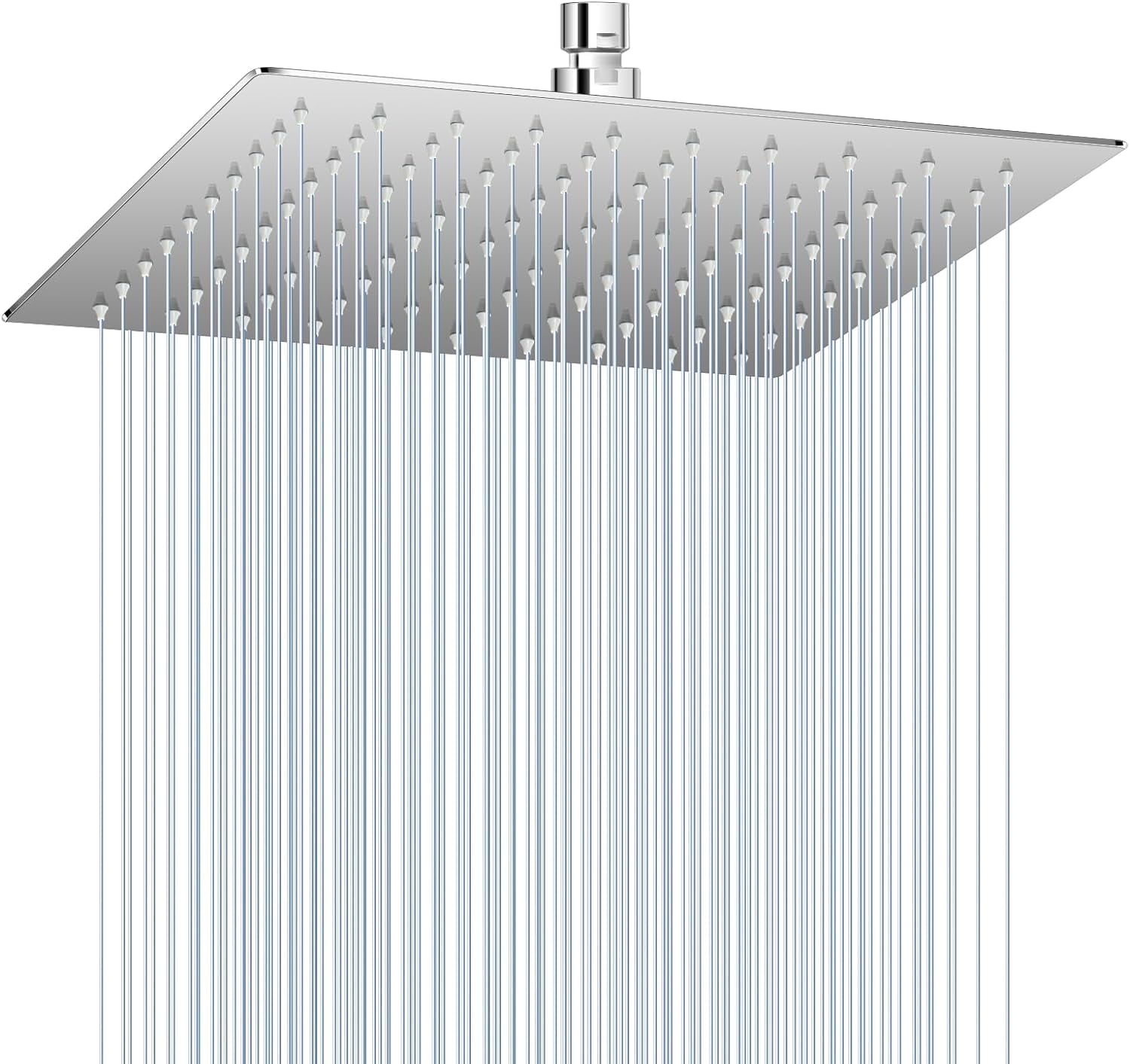 10" Rain Shower Head Chrome Polished - All Metal Stainless Steel 304 ...