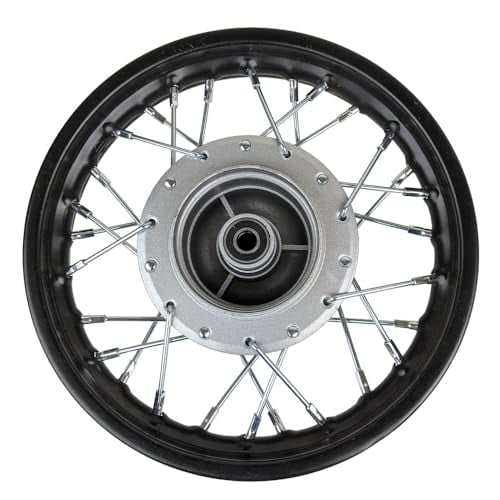 10" Rear Front Wheel Rim Assembly 12mm 50cc 70cc 90cc 110cc Dirt Pit Pro Trail Bike CRF50 DRZ70 ...