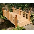 10' Red Cedar Limerick Picket Rail Bridge - Walmart.com