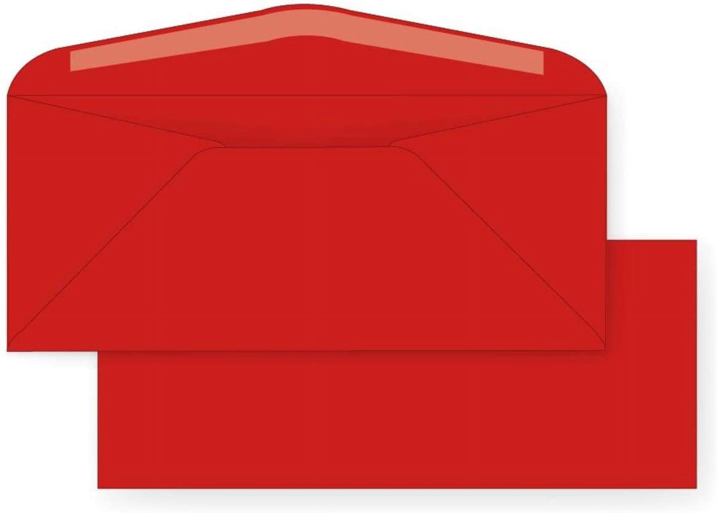#10 Regular Envelope - 24# Reentry Red (4 1/8 x 9 1/2) - Astrobright ...