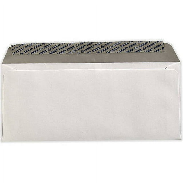 #10 Regular Envelopes (4 1/8 x 9 1/2) - White w/Peel & Seel (1000 Qty ...