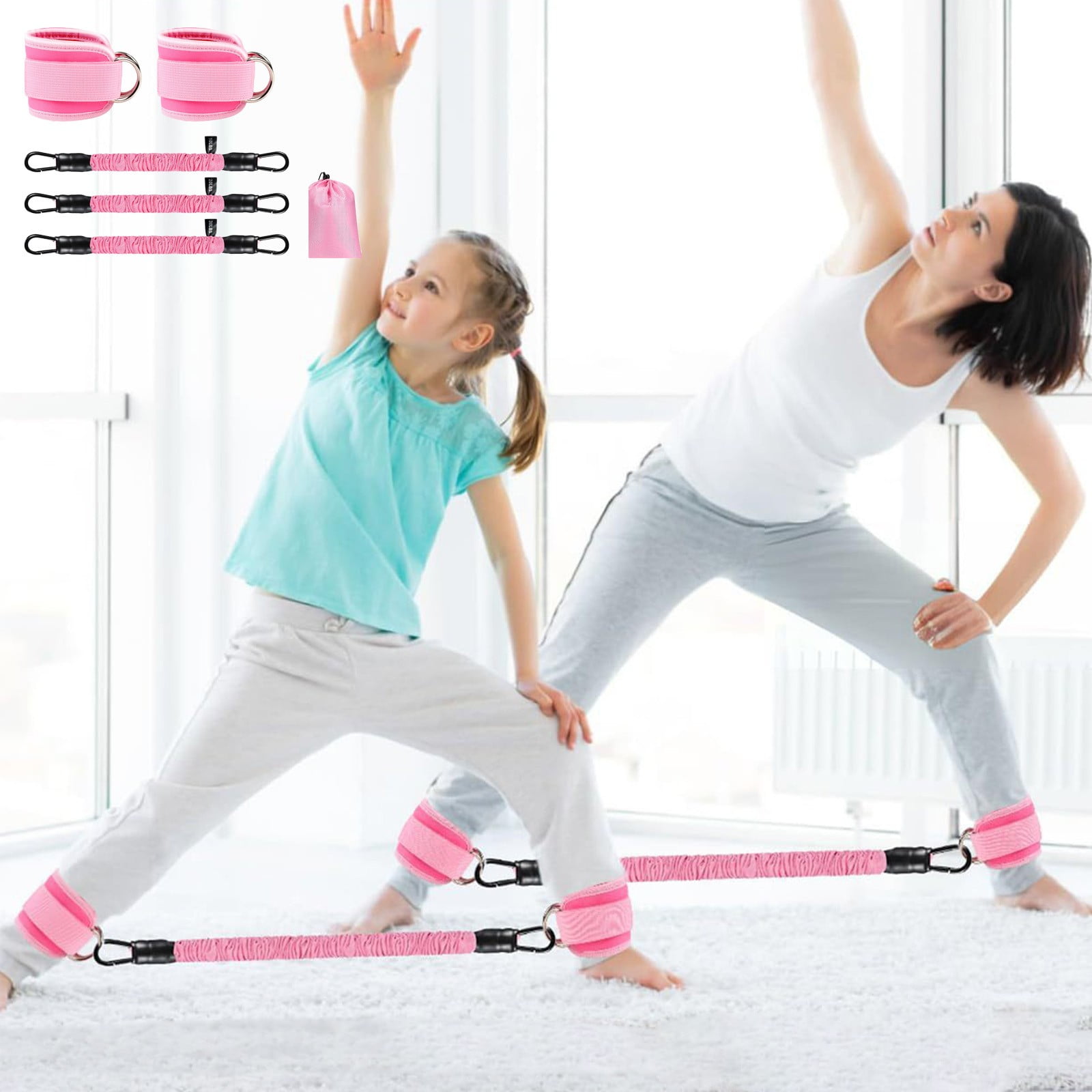 Under 10, Resistance Bands Legs Glutes, Adjustable Ankle Straps ...