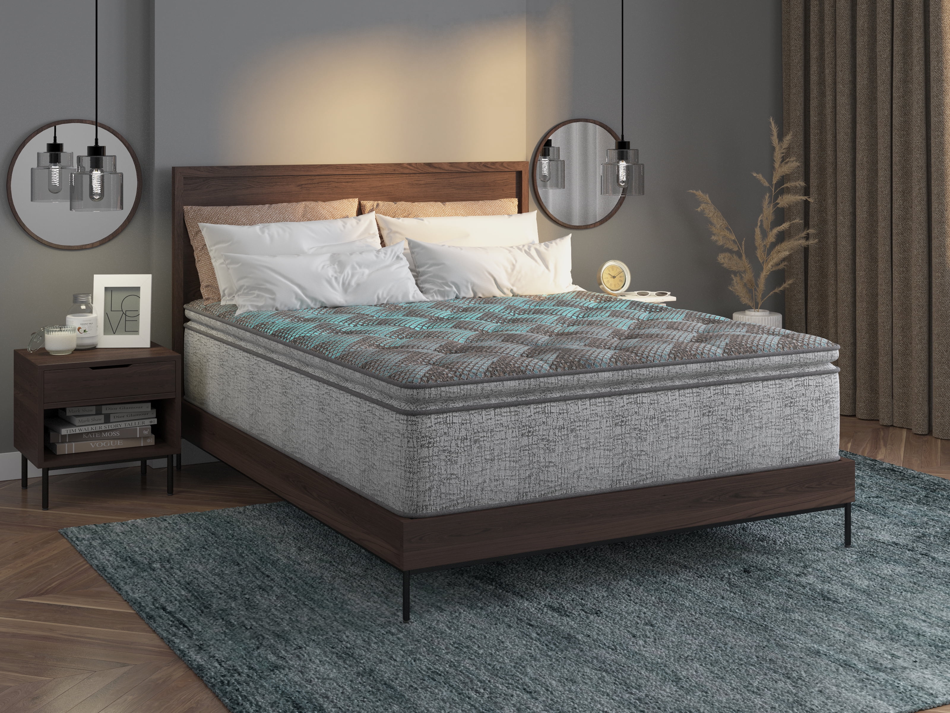 10" Restonic Euro Top Mattress - Plush Comfort, 625 Pocket Coils ...