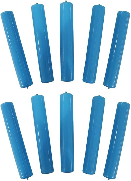 10 Reusable Freezer Packs Ice Cube Sticks for Drinking Water Bottles ...