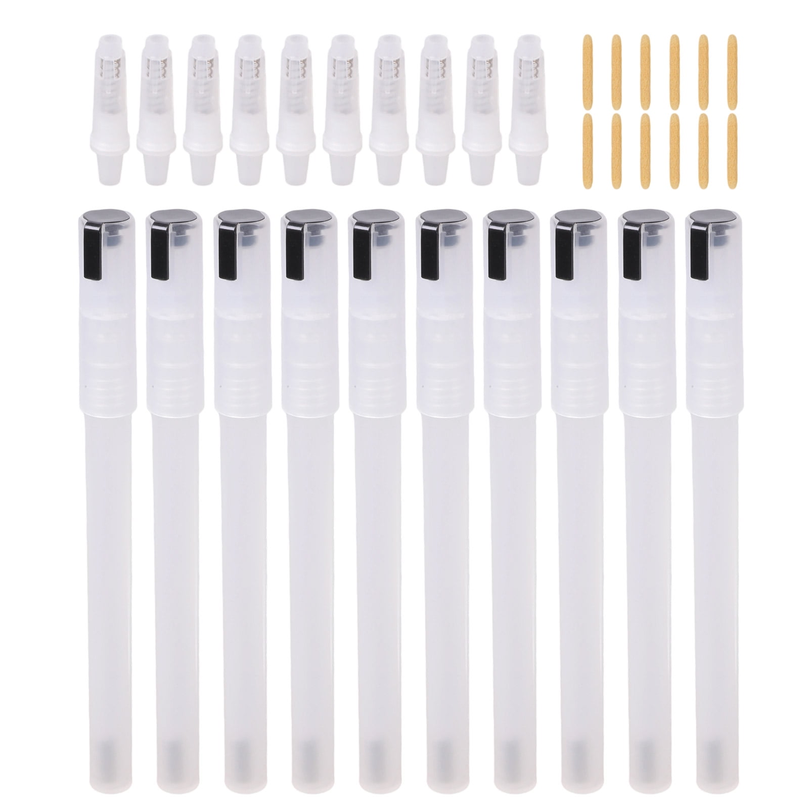 10 Reusable Transparent Paint Marker Pen Refillable Acrylic Inks ...