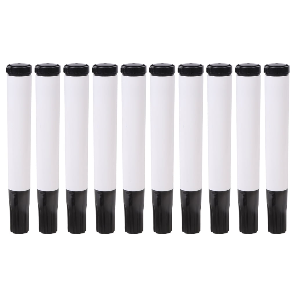10 Reusable Whiteboard Marker Pens Rod Large Inks Storage Space ...