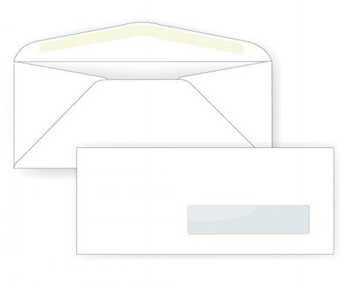 #10 Right Hand Window Envelope - 24# White (4 1/8 x 9 1/2) - Window ...