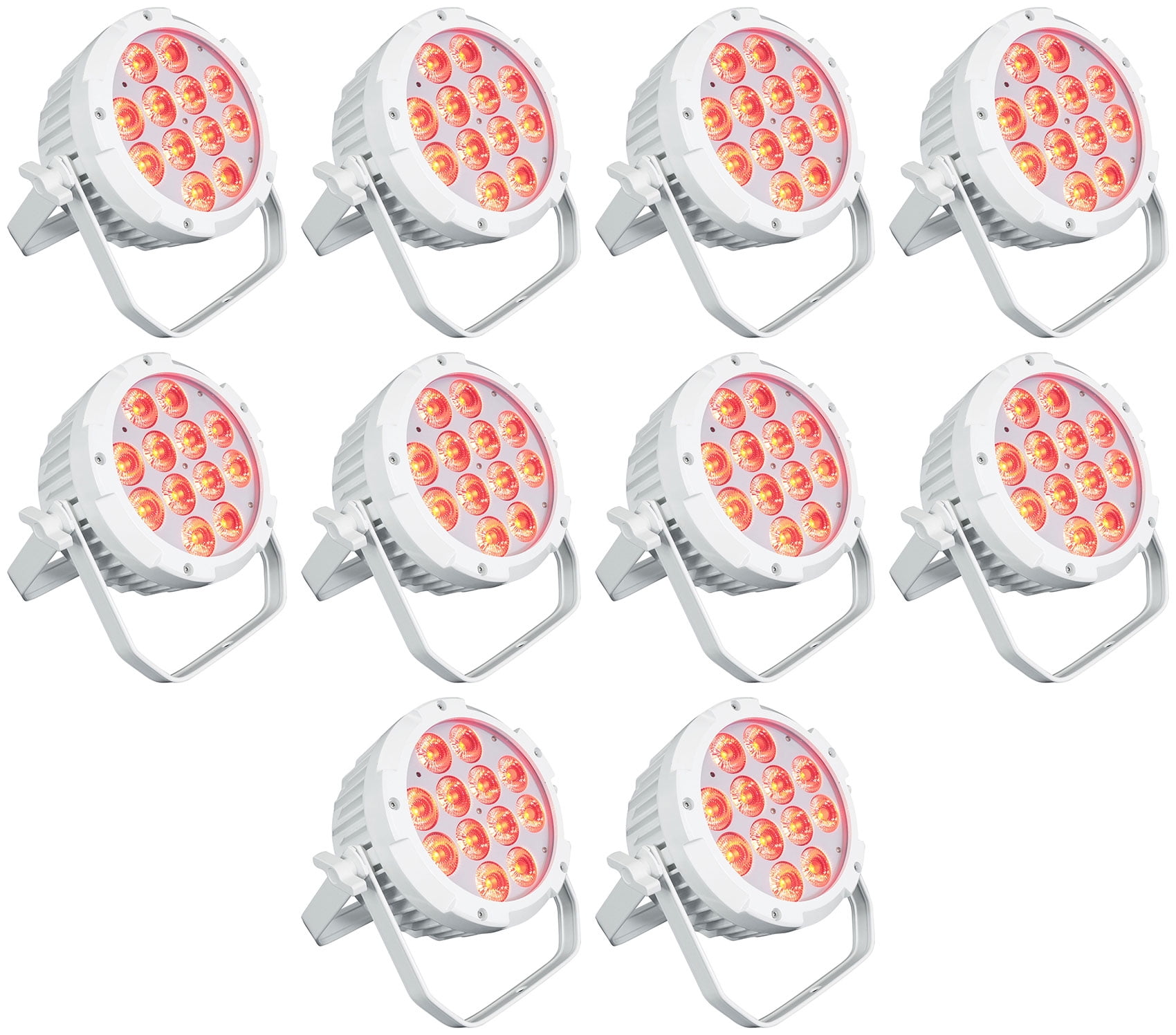 (10) Rockville WET PAR PRO White Indoor/Outdoor Wash Up Lights ...