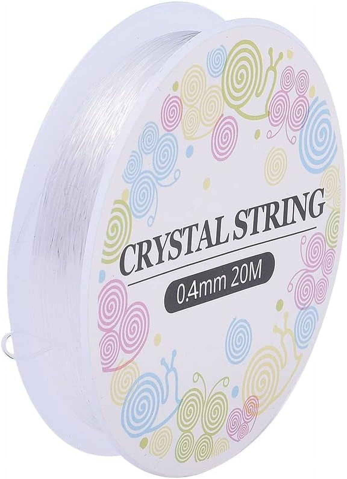 10 Roll 218.7 Yards Clear Elastic Crystal Thread 0.4mm Strong Stretchy ...
