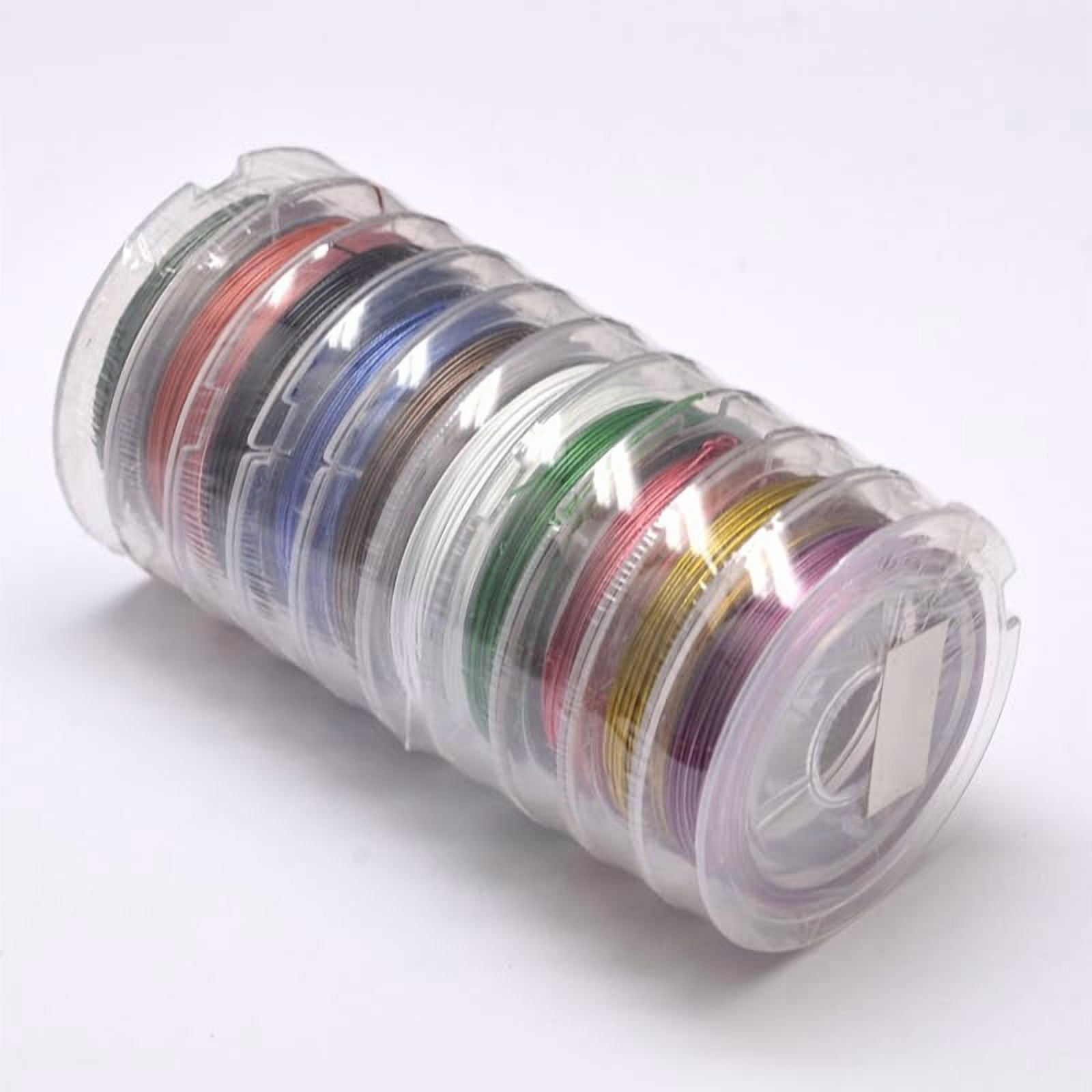 10 Roll 328 Feet(100m) 0.38mm Tail Wire Nylon-Coated Stainless Steel ...
