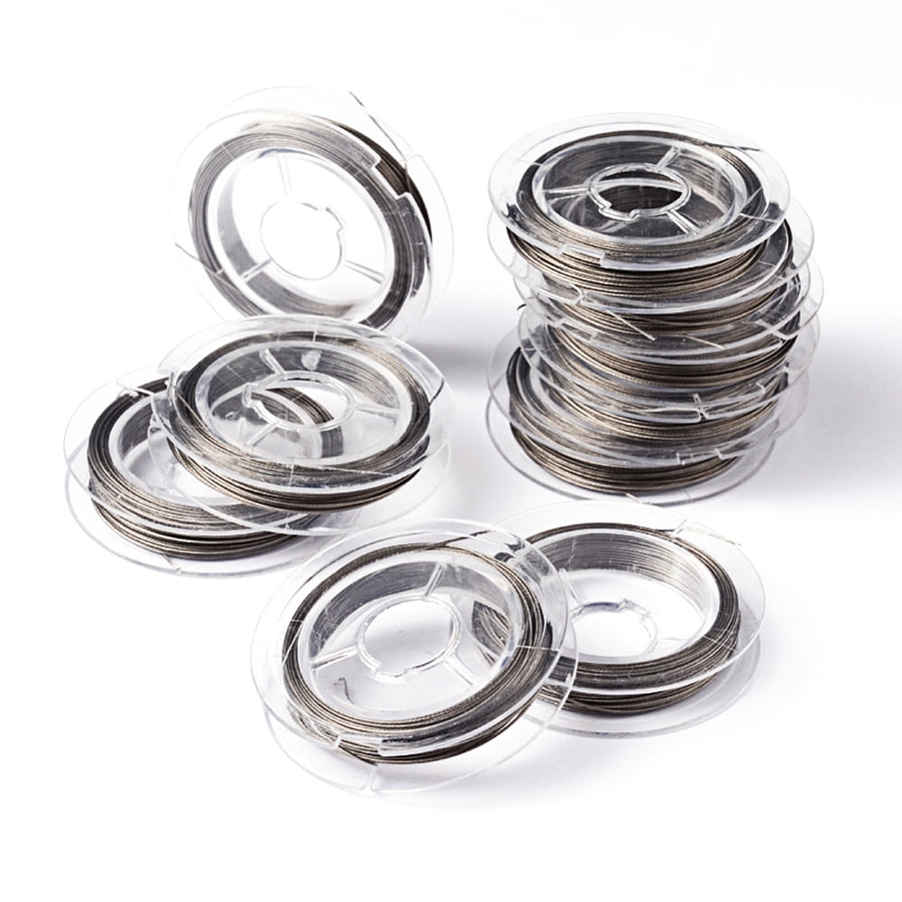 10 Roll 328 Feet(100m) 0.45mm Resistant Tail Wire Nylon-Coated ...