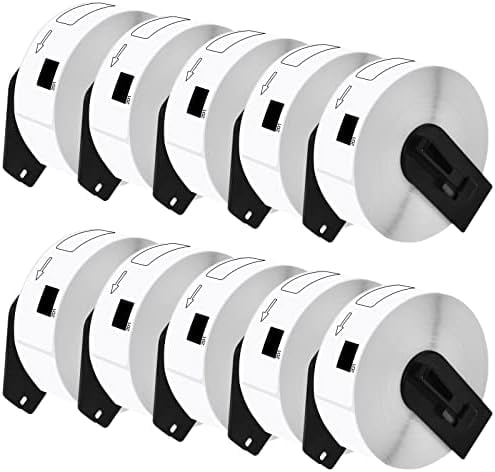 (10 Roll /400 Labels per Roll) Die-Cut Standard Address Labels with ...