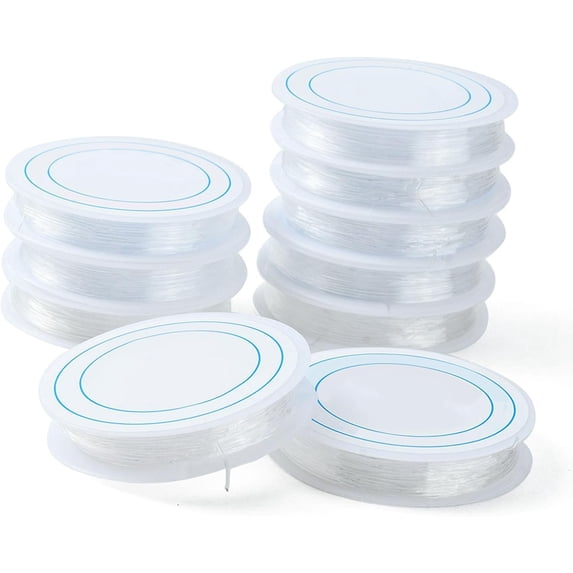 10 Roll Clear Elastic Thread Stretchy String Bead Cord for Beaded ...
