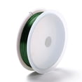 10 Roll Copper Jewelry Wire Long-Lasting Plated Dark Green 24 Gauge 0 ...