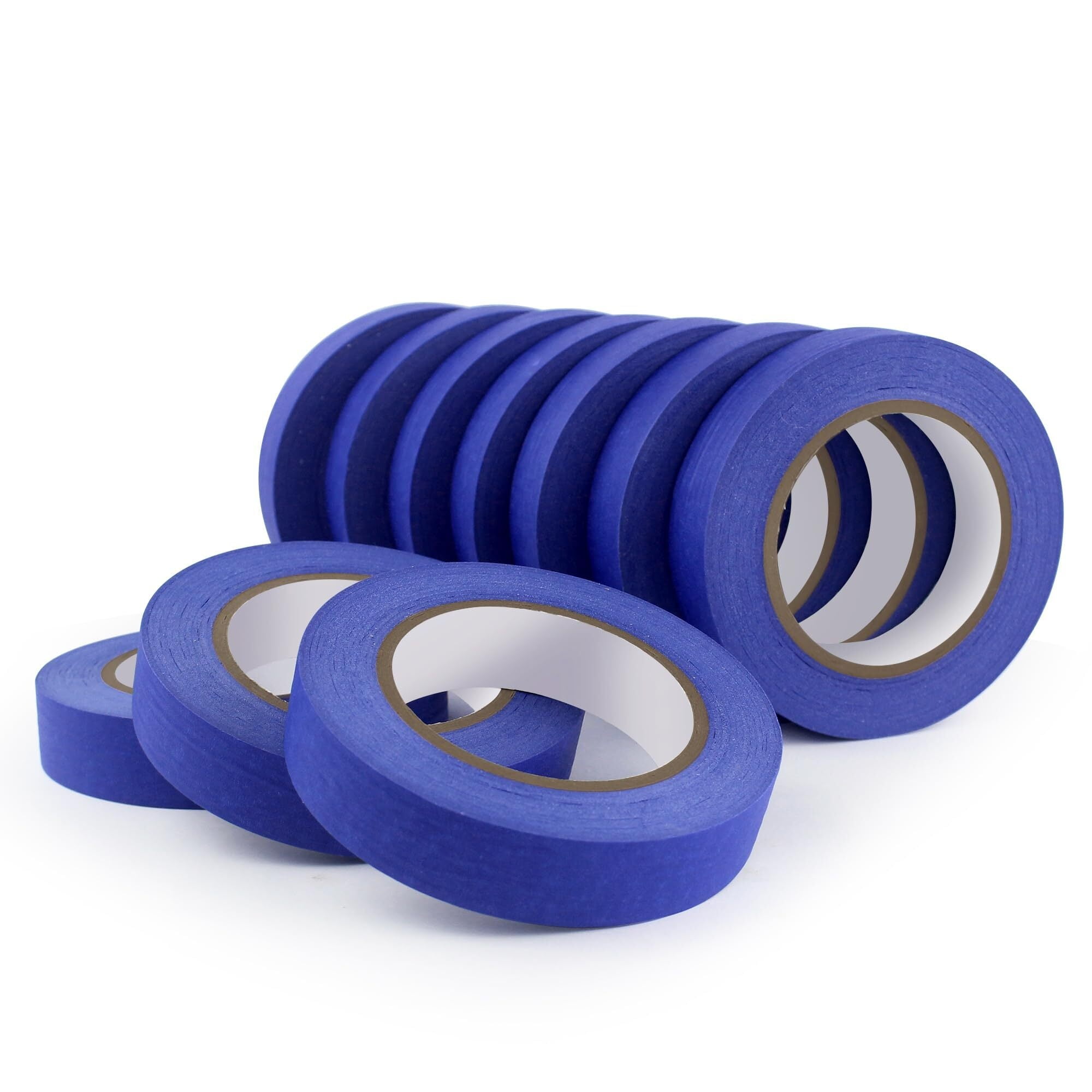 10 Roll Masking Tape, Painters Tape 1 Inches x 55 Yards,Gentle Adhesive ...