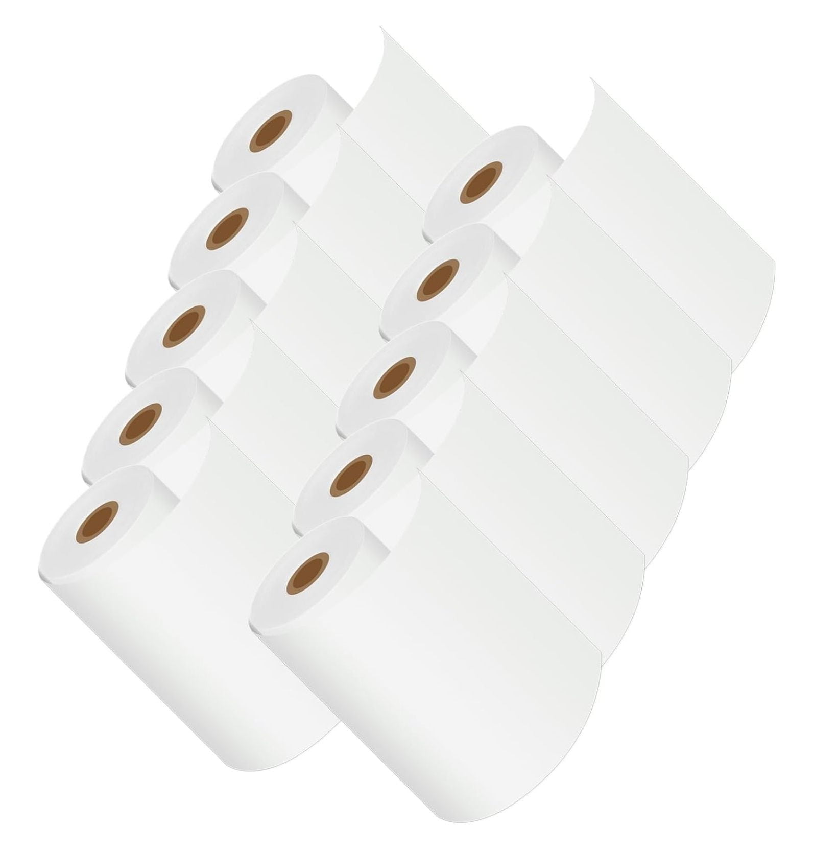 10 Rolls Compatible for RDM01U5 4" x 29. Continuous Length Paper ...