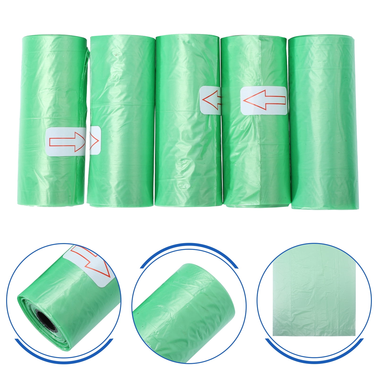 OUNONA 10 Rolls Disposable Diaper Disposal Bags Multifunctional Baby ...