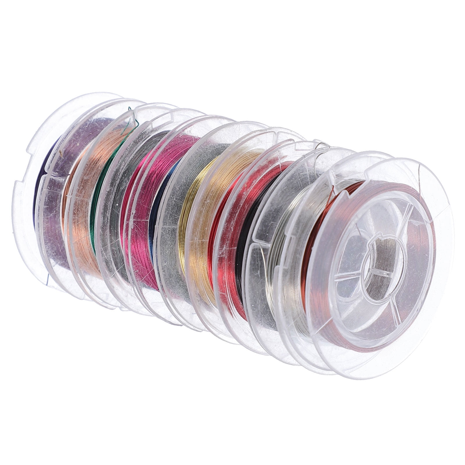 10 Rolls Jewelry Copper Wire Making Favors Glitter Stickers Wires ...