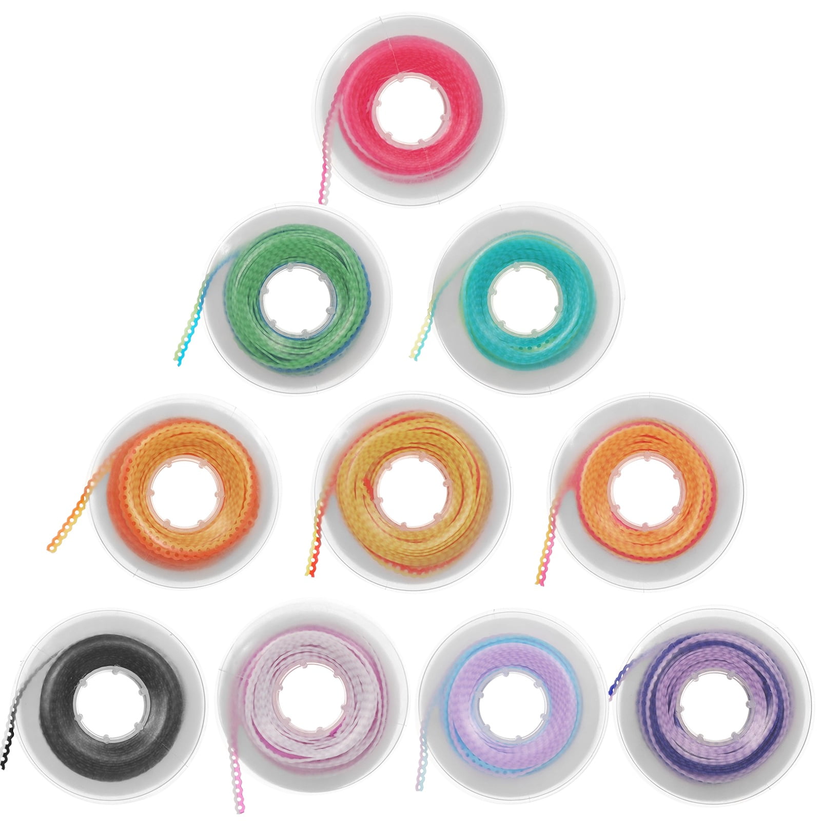 10 Rolls Orthodontic Tooth Braces Chains, Orthodontic Rubber Chains ...