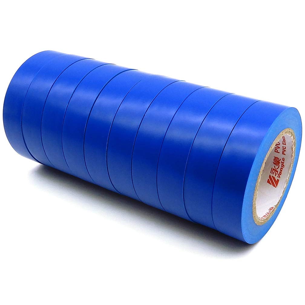 10 Rolls PVC Electrical Tapes, Viaky Self-Adhesive Waterproof ...