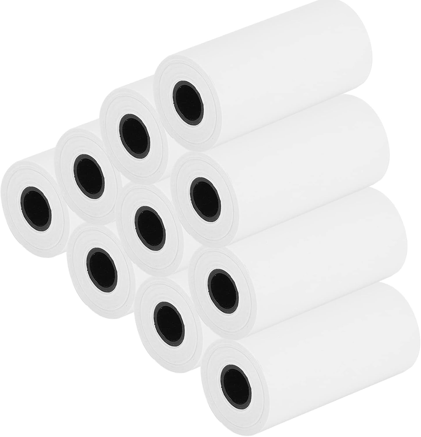 10 Rolls Portable Thermal Receipt Paper, Thermal Printer Paper Rolls ...