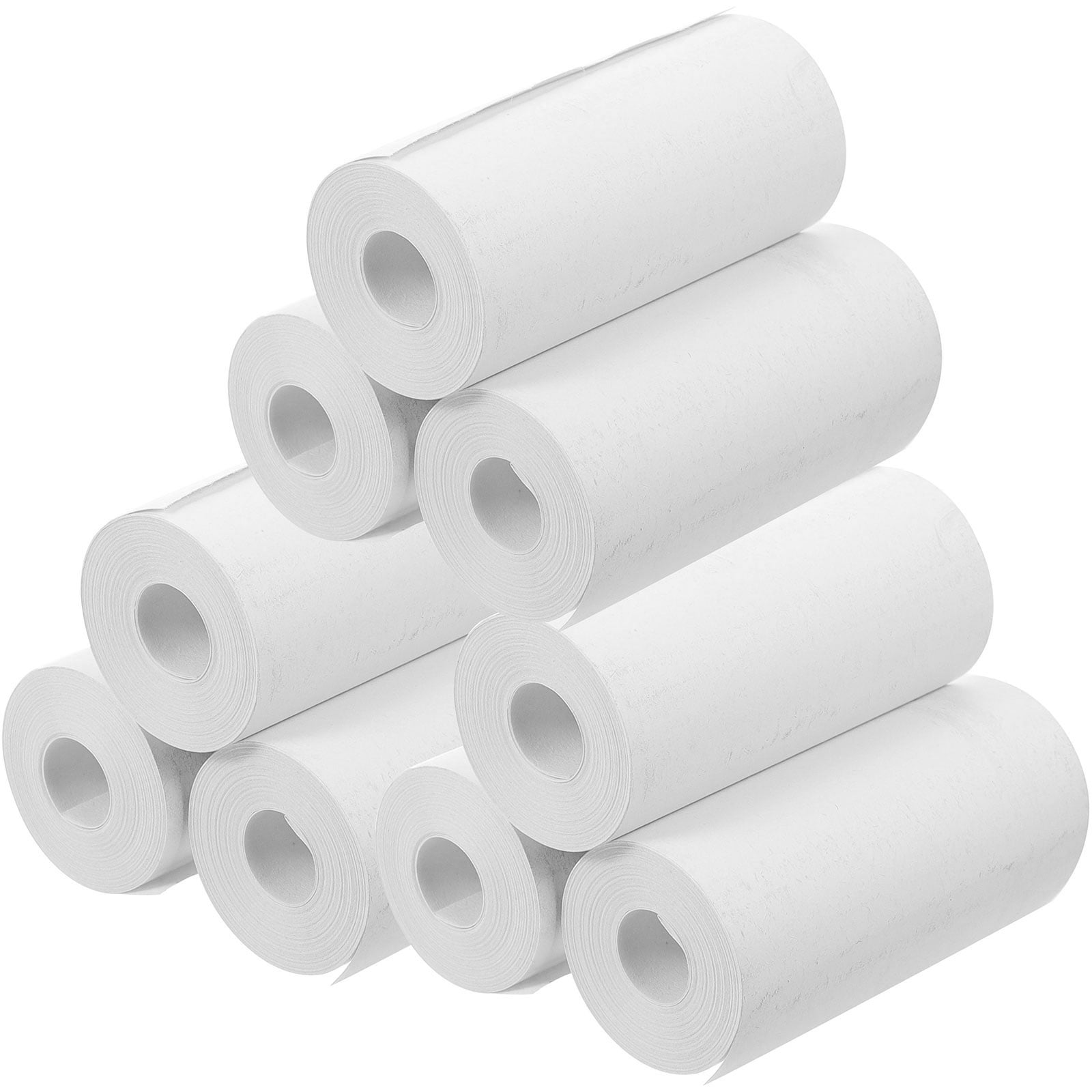 10 Rolls Printer Paper Printable Stickers Name Labels Thermal Scroll ...